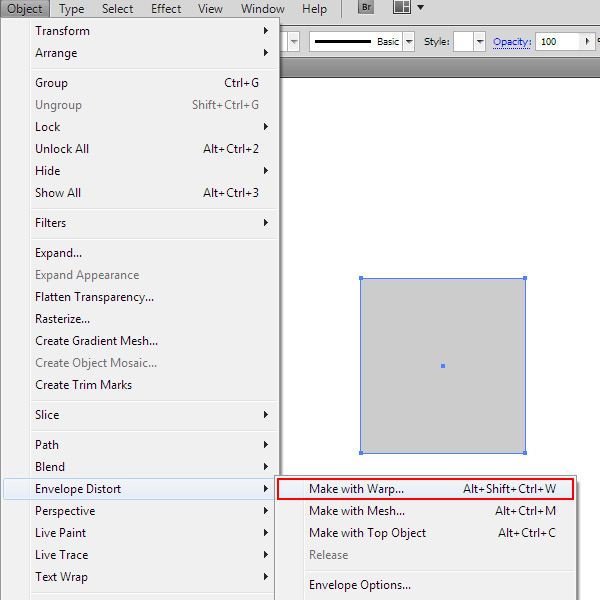 How To Use Envelope Distort With Warp In Adobe Illustrator Vector Cove